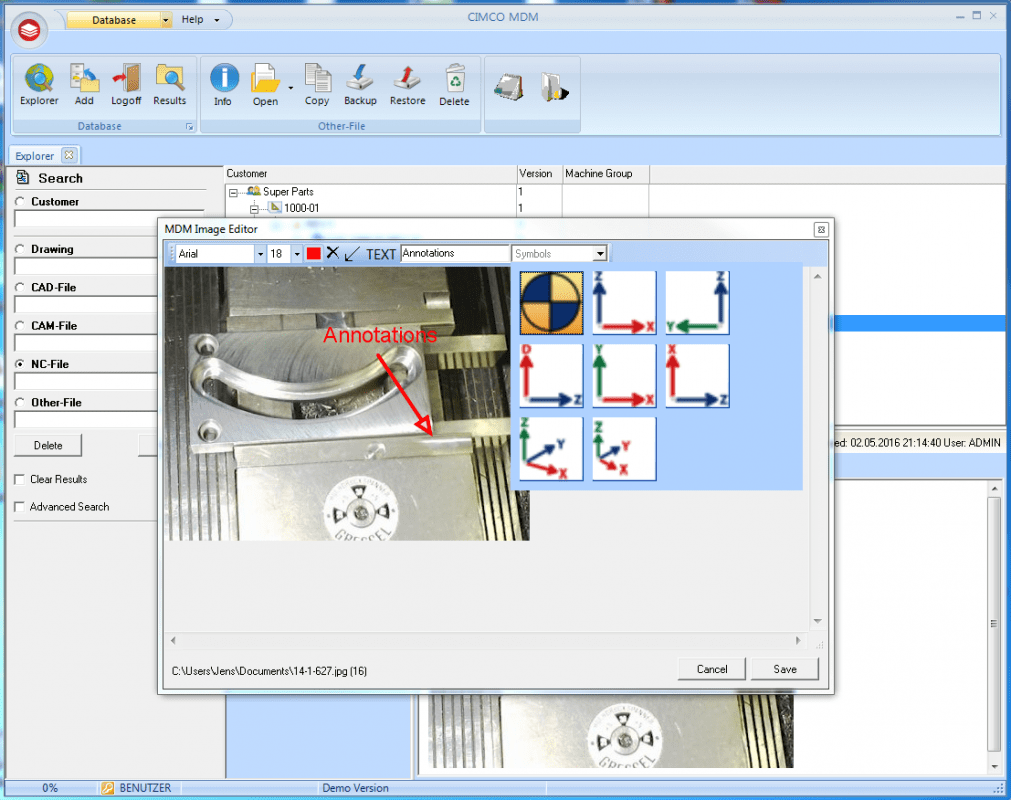 CIMCO | MDM – PRODUKTIONS-DATENMANAGEMENT - EZCAM - Fräsen, Drehen Drahtschneiden CNC, CIMCO